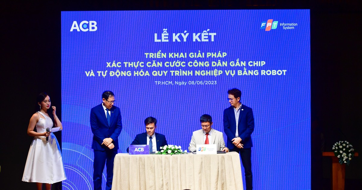 ACB bắt tay FPT triển khai giải pháp xác thực căn cước công dân gắn ...