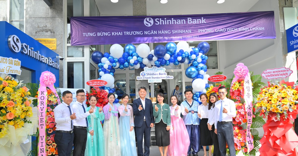 Ngân hàng Shinhan Việt Nam khai trương phòng giao dịch Bình Chánh | Tin ...