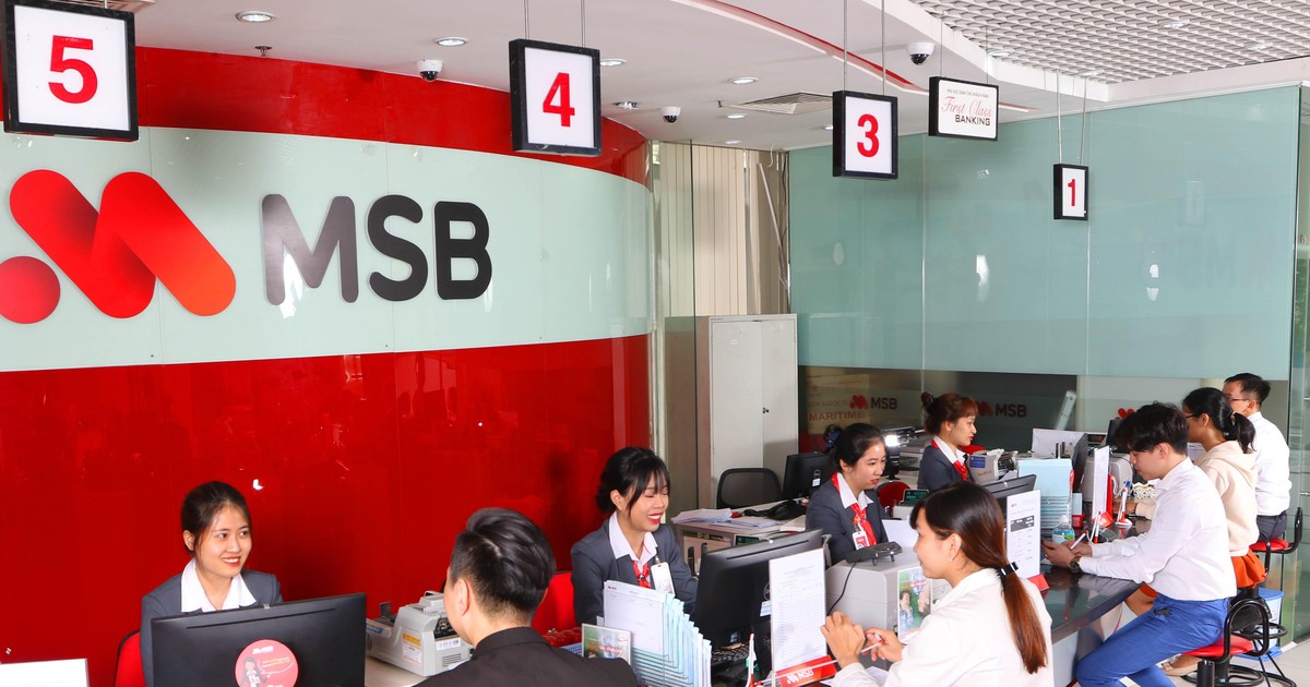 Quý I/2022, tổng thu nhập thuần hợp nhất của MSB đạt 2.406 tỷ đồng ...