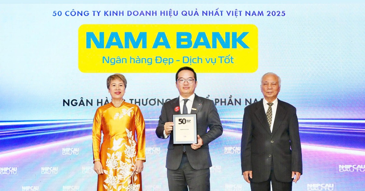 Nam A Bank (NAB) tiếp tục vào top 50 công ty kinh doanh hiệu quả nhất ...