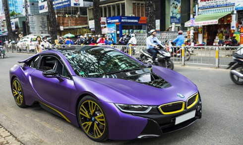 BMW i8 màu tím 'cực độc' tại Sài Gòn | Tin nhanh chứng khoán