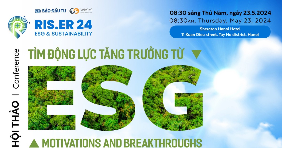 Tìm động lực tăng trưởng từ ESG | Tin nhanh chứng khoán