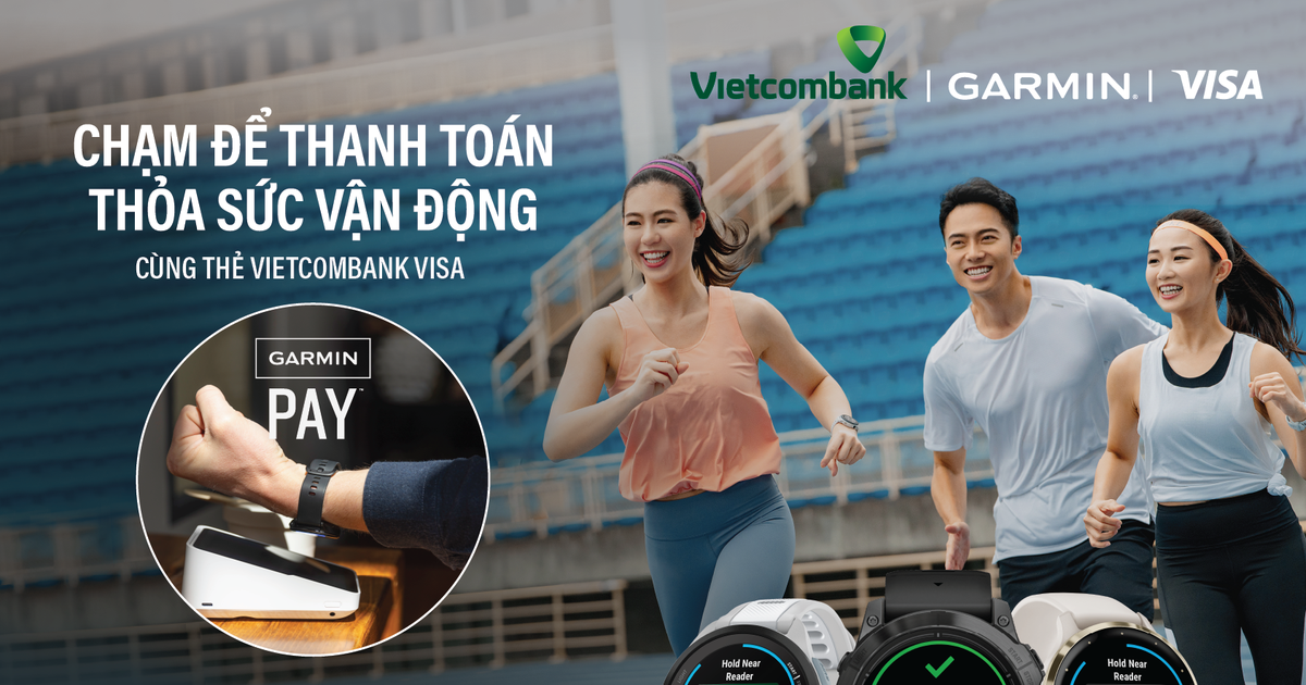 Vietcombank triển khai thanh toán một chạm Garmin Pay cho thẻ Visa ...