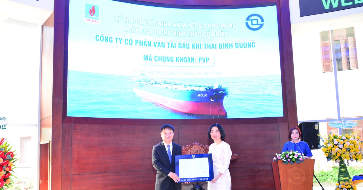 PVTrans Pacific (PVP) chính thức niêm yết trên sàn HOSE | Tin nhanh ...