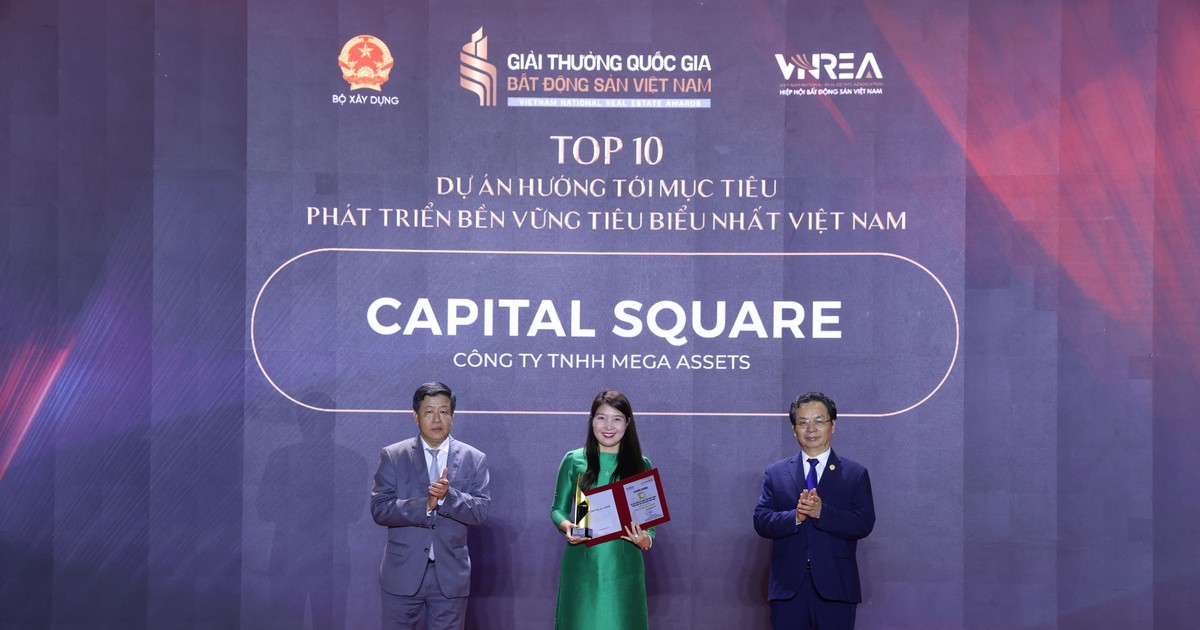 Capital Square được vinh danh Top 10 Dự án hướng tới mục tiêu phát ...